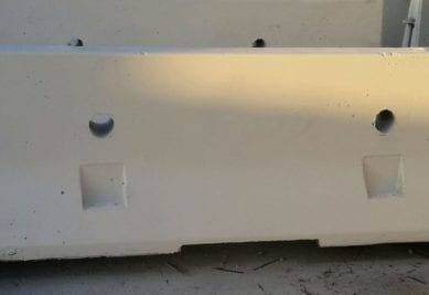 10' K-Rail Barrier | Concrete K-Rail Barrier | 48 Barriers