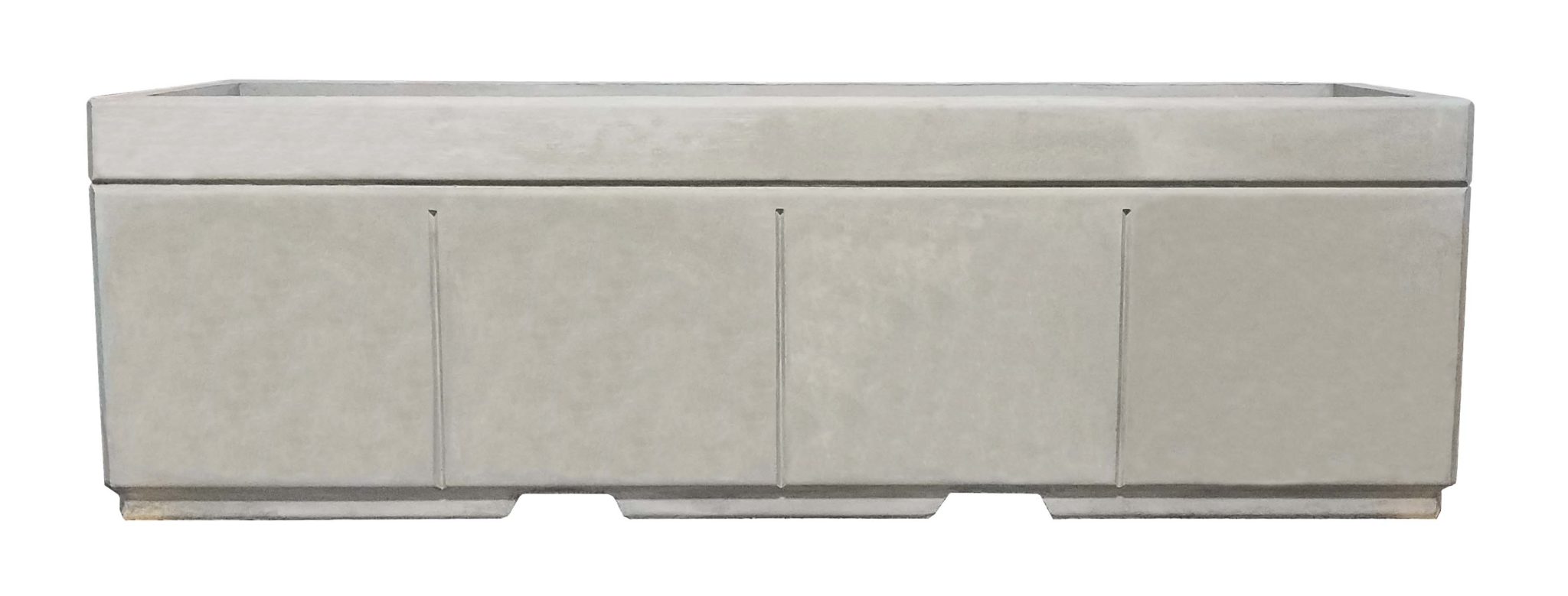 High Security Planter Barrier 96L x 24W x 30H | 48 Barriers